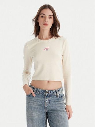 HUGO BOSS Bluse Duspark 50550132 Beige Slim Fit