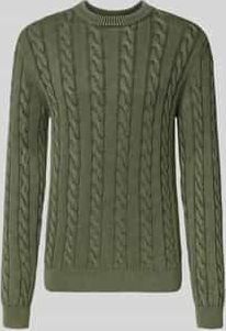 Mc Neal Strickpullover mit gerippten Abschlüssen