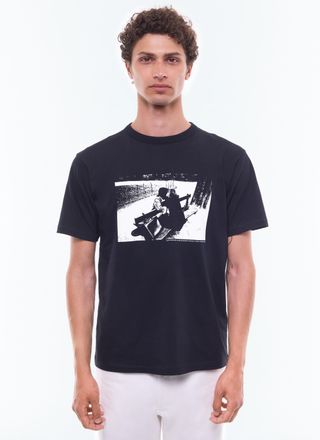 Fursac T-shirt imprim&eacute; en coton biologique - Taille XL - Homme