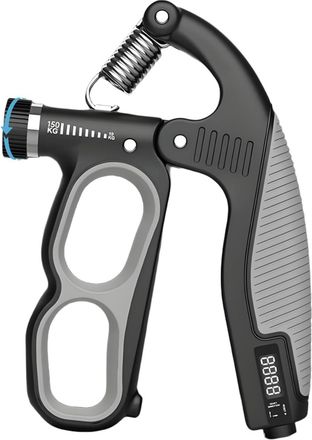 Generico Griffkrafttrainer - Unterarmtrainer f&uuml;r das Handgelenk aus Kohlenstoffstahl, 17,8 cm, verstellbarer Widerstand von 10 - 150 kg, Fitnesswerkzeug f&uuml;r E