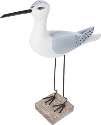 BESPORTBLE Mediterrane M&ouml;wenfigur Naturgetreue K&uuml;stenvogelskulptur Farbbest&auml;ndige Strand Dekoration f&uuml;r Tisch und Garten