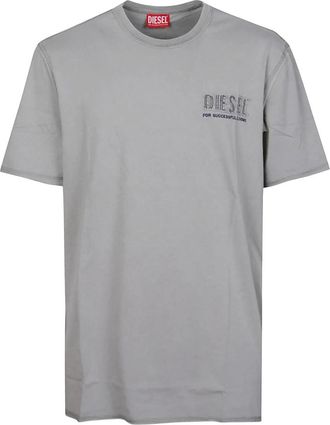 Diesel Homme, Tops, Gris, Taille: L T-Rawjust V1 T-Shirt