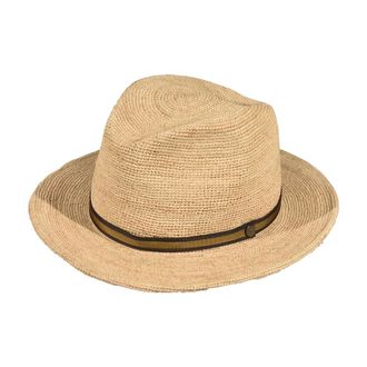 Borsalino Homme, Accessoires, Beige, Taille: 58 CM Argentina Hat