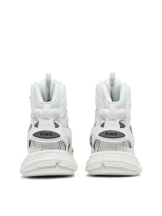 Balenciaga Mens Track Hike High-Top Sneakers White Shoes
