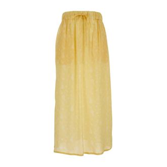 Mauro Grifoni Femme, Jupes, Jaune, Taille: 38 FR Maxi Skirt