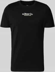 s.Oliver Red Label Regular Fit T-Shirt aus reiner Baumwolle