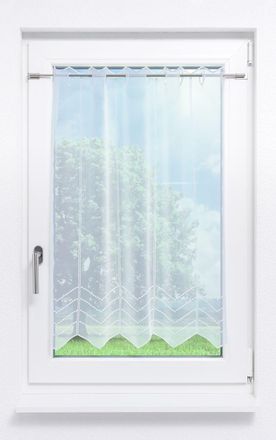 Plauener Spitze Scheibengardine Melissa 1W (Bx H) 194,4cm * 120cm reinweiß/Weiß
