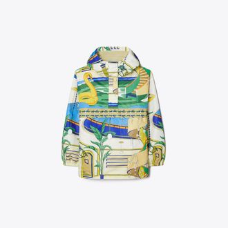 Tory Burch Damen Nylonanorak mit halbem Rei&szlig;verschluss