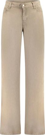 Guess Femme, Jeans, Vert, Taille: W26 L34 Pantalon Palazzo Vert avec 5 Poches