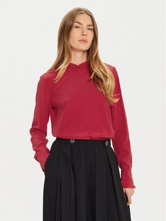 Twin-Set Bluse 242TT2341 Rot Regular Fit