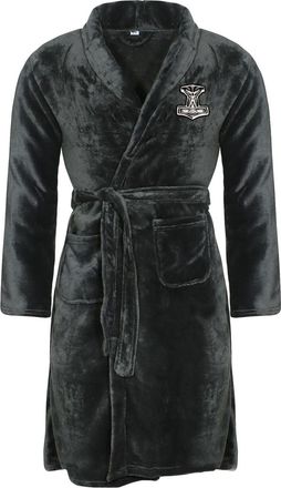 Spass Kostet Herren Bademantel Thors Hammer Vikings Walhalla M&auml;nner Gr&ouml;sse S -3XL grau