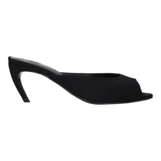 The Attico Fabric Flat Sandalen - - Shoes - Damen - Schwarzk - 38 1/2 EU