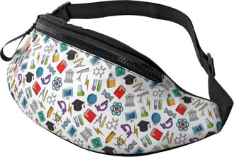 Generic Bauchtasche Mode G&uuml;rteltasche Schulzeit Verstellbarer H&uuml;fttasche F&uuml;r Fitness Wandern Reisen 14X35Cm