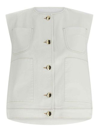 Fabiana Filippi Gilet - Blanc