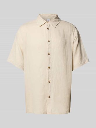 Mazine Freizeithemd aus Leinen mit Knopfleiste
