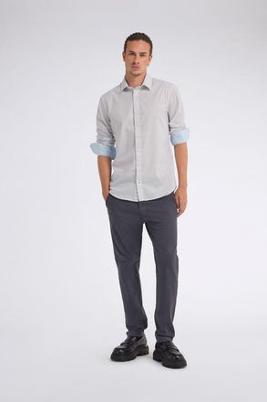 Gas Blaues KIN/S-Herrenhemd