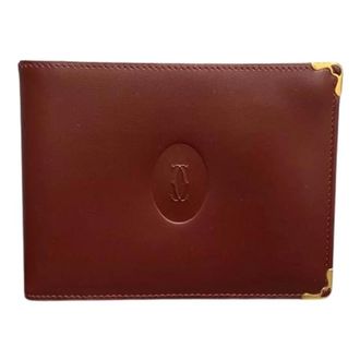 Cartier Pre-owned Bill wallet (bi-fold) - Femme - Pre-owned - Rouge - Taille: ONE Size