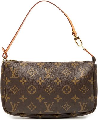 Louis Vuitton Hobo Bags - Monogram Pochette Accessoires - Gr. unisize - in Braun - f&uuml;r Damen