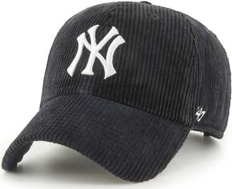 47 Brand 47 CAP MLB NEW YORK YANKEES THICK CORD CLEAN UP BLACK