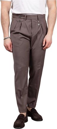 Manuel Ritz Homme, Pantalons, Brun, Taille: L Chinos