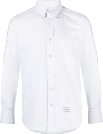 Thom Browne Homme, Chemises, Blanc, Taille: XL Chemise Oxford &agrave; brassards