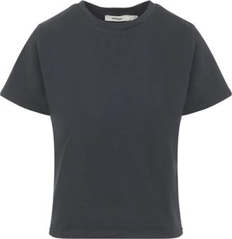 PANGAIA Pangaia, Femme, Tops, Noir, Taille: 40 FR Cotton-Stretch Slim T-Shirt