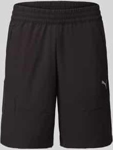 Puma Regular Fit Sportshorts mit Label-Print