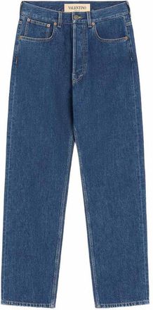 Valentino Straight Leg Jeans - Dunkelblau