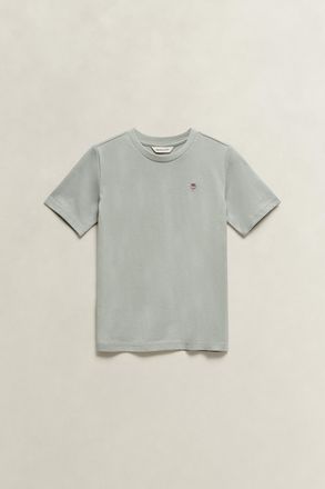 GANT Kinder Shield T-Shirt (110/116) CERAMIC Grau