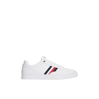 Tommy Jeans Wei&szlig;e Leder Sportliche Sneakers - - Shoes - Herren - Wei&szlig; - 43 EU