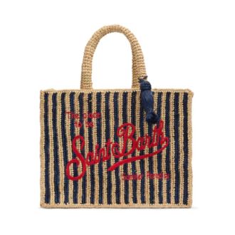 MC2 Saint Barth Rafia Mini Vanity Tasche mit Fransigen Kanten - - Bags - Damen - Mehrfarbig - ONE SIZE