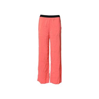 Jucca Femme, Pantalons, Rose, Taille: 36 FR Pantalon large droit taille haute