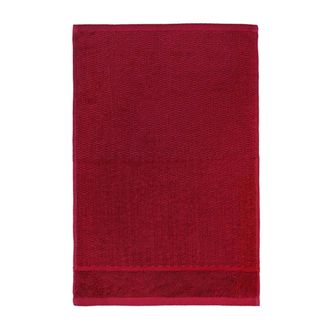 FROTTANA frottana Pearl G&auml;stetuch 30 x 50 cm aus 100% Baumwolle, ruby