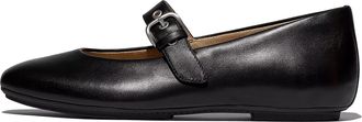 FitFlop Damen Delicato Leather Mary Janes Babyschuhe, Schwarz, 42 EU Schmal, Schwarz, 42 EU &Eacute;troit