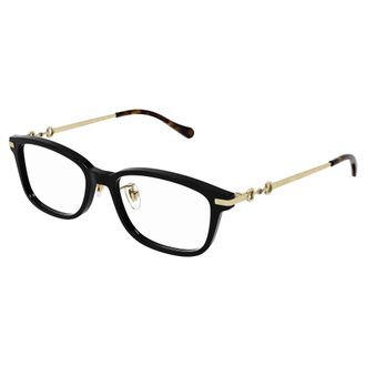 Gucci Rechteckige Brillenfassung - - Accessories - Damen - Schwarzk - 52 MM