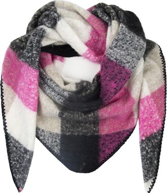 Glamexx24 Gloop Damen Schal XXL Strick Dreieck Schal Halstuch Dreieckstuch kuschelig flauschig ohne Kratze an Haut 200×140 CM