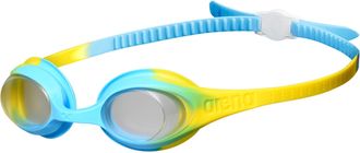 Arena Spider Kinder Schwimmbrille für Kinder, Schwimmbrille mit UV-Schutz, Selbstregulierender Nasensteg, Hypoallergene Silikondichtungen, Anti-Beschlag-Bes