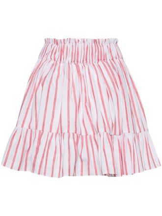 Bambah minijupe à rayures - Blanc