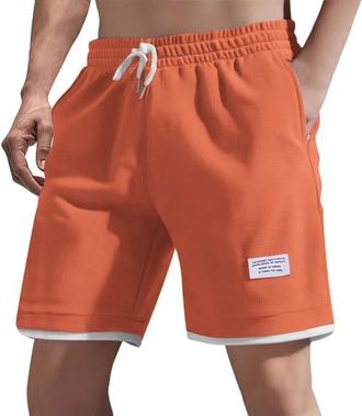 Generic Short cargo chino pour homme - Short de sport avec poches extensibles - Pantalon chino pour la gym, la marche, la marche, le jogging, le salon, lentra