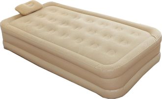 Generico Doppel-Luftbett mit eingebauter Pumpe, automatische aufblasbare, Flugbetten mit eingebauter Pumpe, Bodenschlafmatte, zusammenklappbar, zum Campen des 