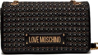 Love Moschino Damen Schultertasche, Schwarz Schultertasche, Schwarz
