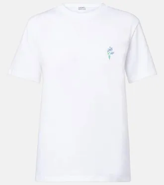 Loewe T-shirt brodé en coton
