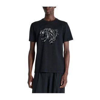 Antony Morato Regular Fit Logo T-Shirt - - Tops - Herren - Schwarzk - 2XL