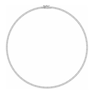 Nialaya Femme, Accessoires, Gris, Taille: 2XS Mini Collier Tennis