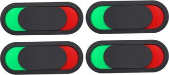 Holibanna 4 St&uuml;ck T&uuml;rschild Schiebet&uuml;r Anzeiger Aus Robustem Kunststoff 10x4cm Sichtschutz Schild F&uuml;r Toilette B&uuml;ro Hotel Mit Frei/belegt Anzeige Zur Privatsph&auml;