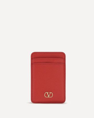 Valentino Garavani VLogo Signature magnetic Card Holder Female UNI