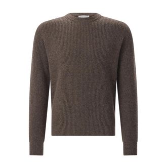 Roberto Collina Rundhals-Strickware - - Knitwear - Herren - Braun - XL