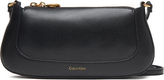 Calvin Klein Handtasche Calvin Klein Hardware Zip Crossbody LV04F1046G Schwarz