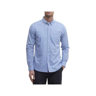 Barbour Homme, Chemises, Bleu, Taille: XL Nelson Tailored Shirt