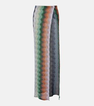 Missoni Maxirock aus H&auml;kelstrick